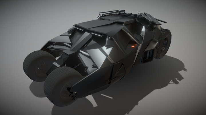 Batmobile 3D models - Sketchfab