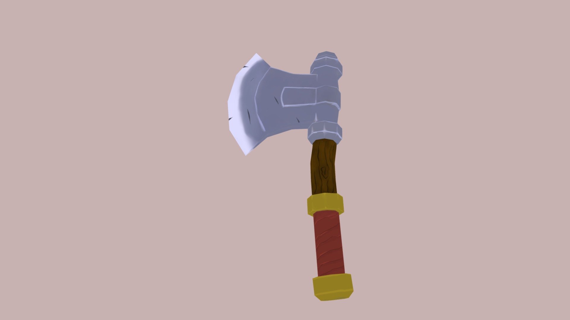 Basic Lowpoly Axe - 3D model by LeeAnhs (@LeeLee_ii) [e0a23e6] - Sketchfab