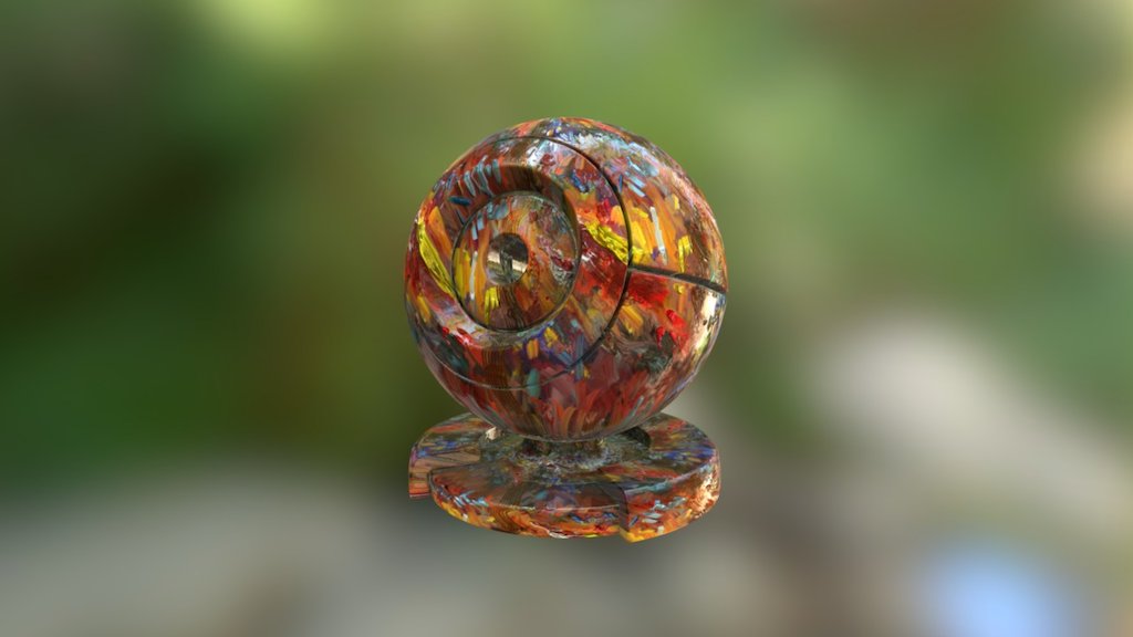 Oil ball - Download Free 3D model by hangmoon [e0a3f2b] - Sketchfab