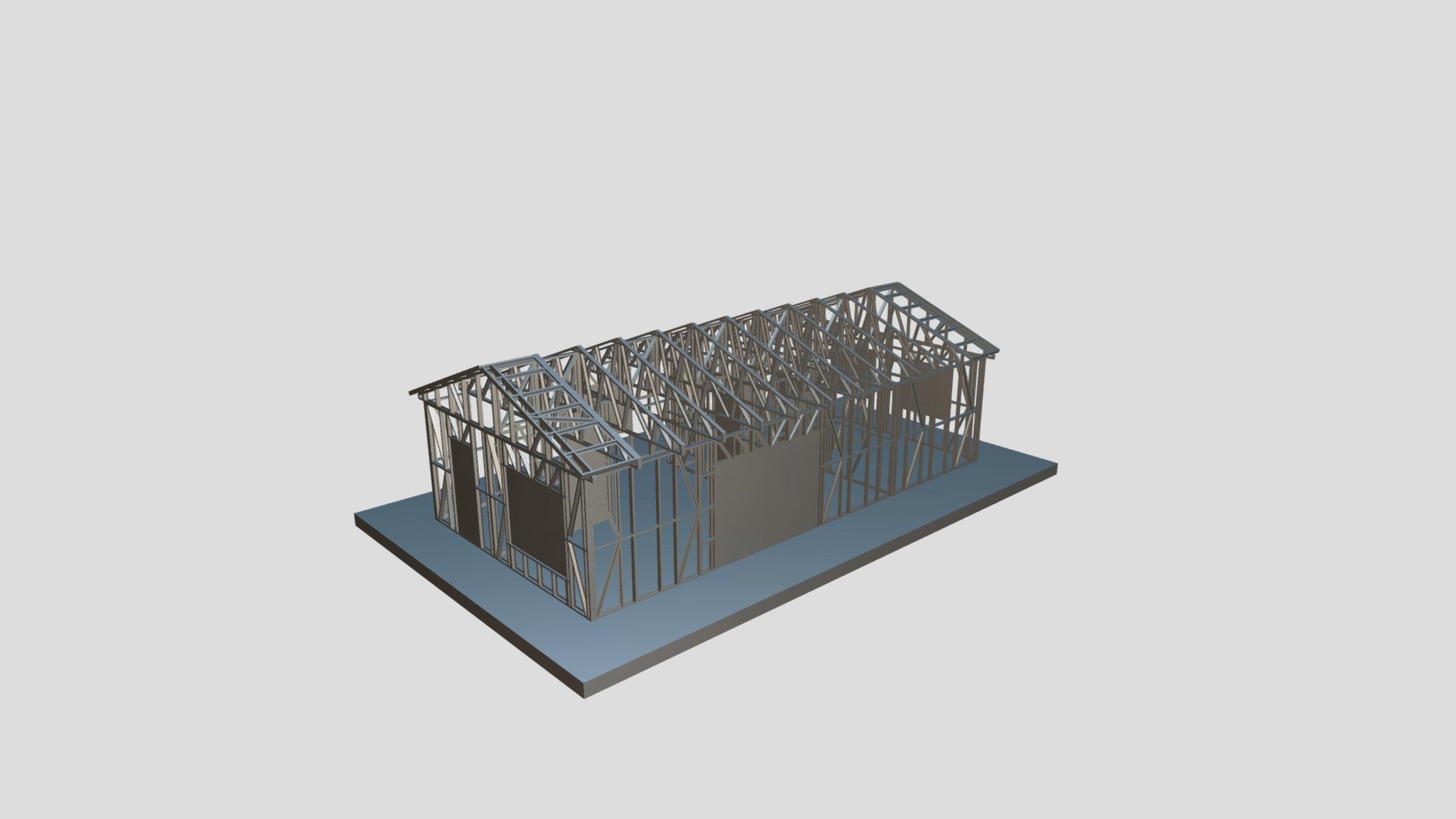 FP008 House 12x6 - Download Free 3D model by project-lstk [e0a50d1 ...