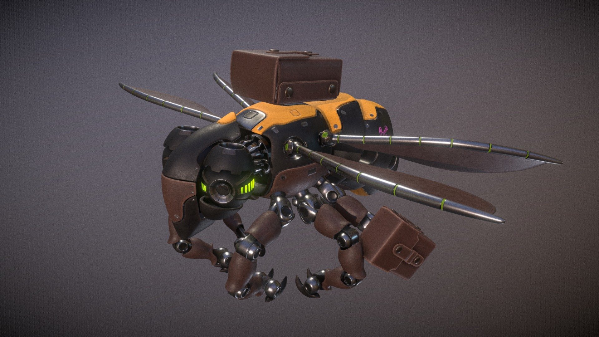 Bumble Bee Pollinator Drone - Buy Royalty Free 3D model by Arcadeous ...