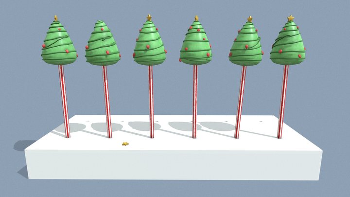 Cake-pops 3D models - Sketchfab