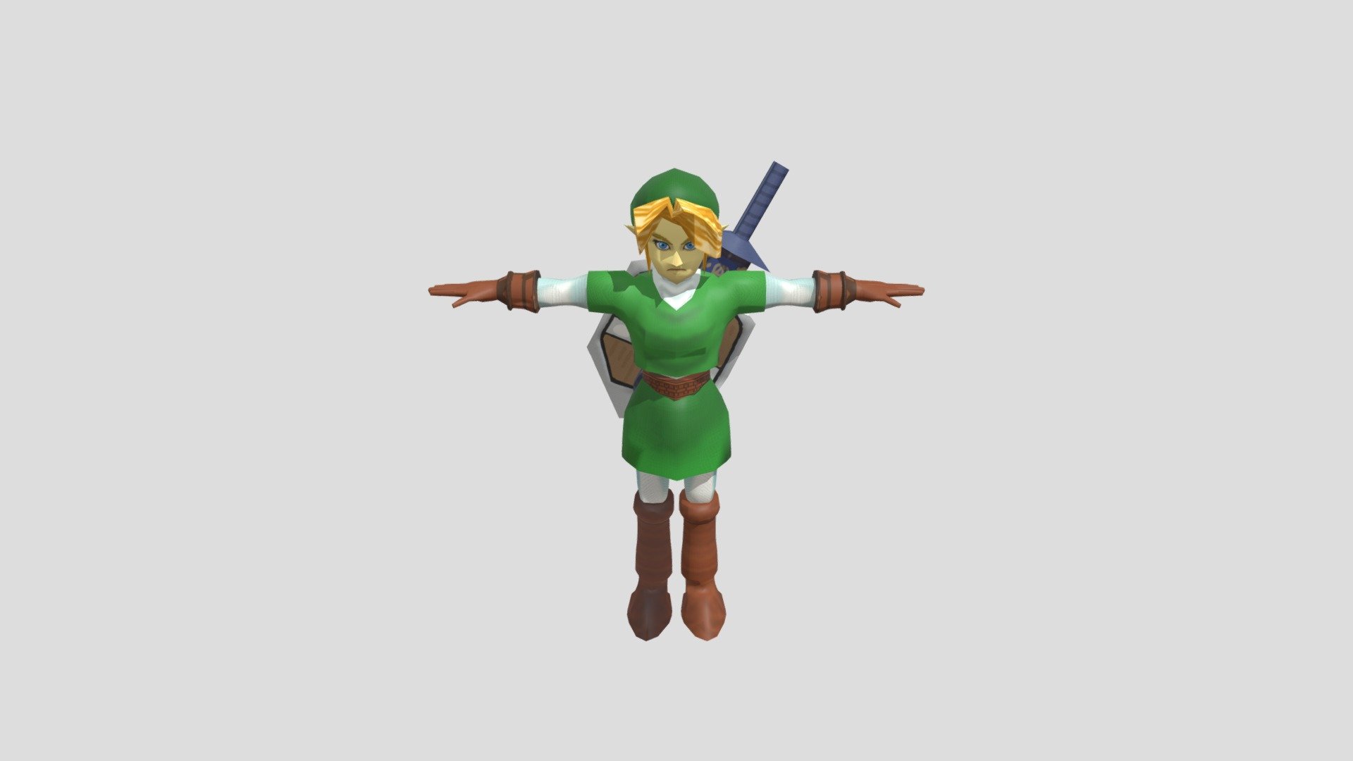 Link N64 style - 3D model by whiskywyrm [e0a80a0] - Sketchfab