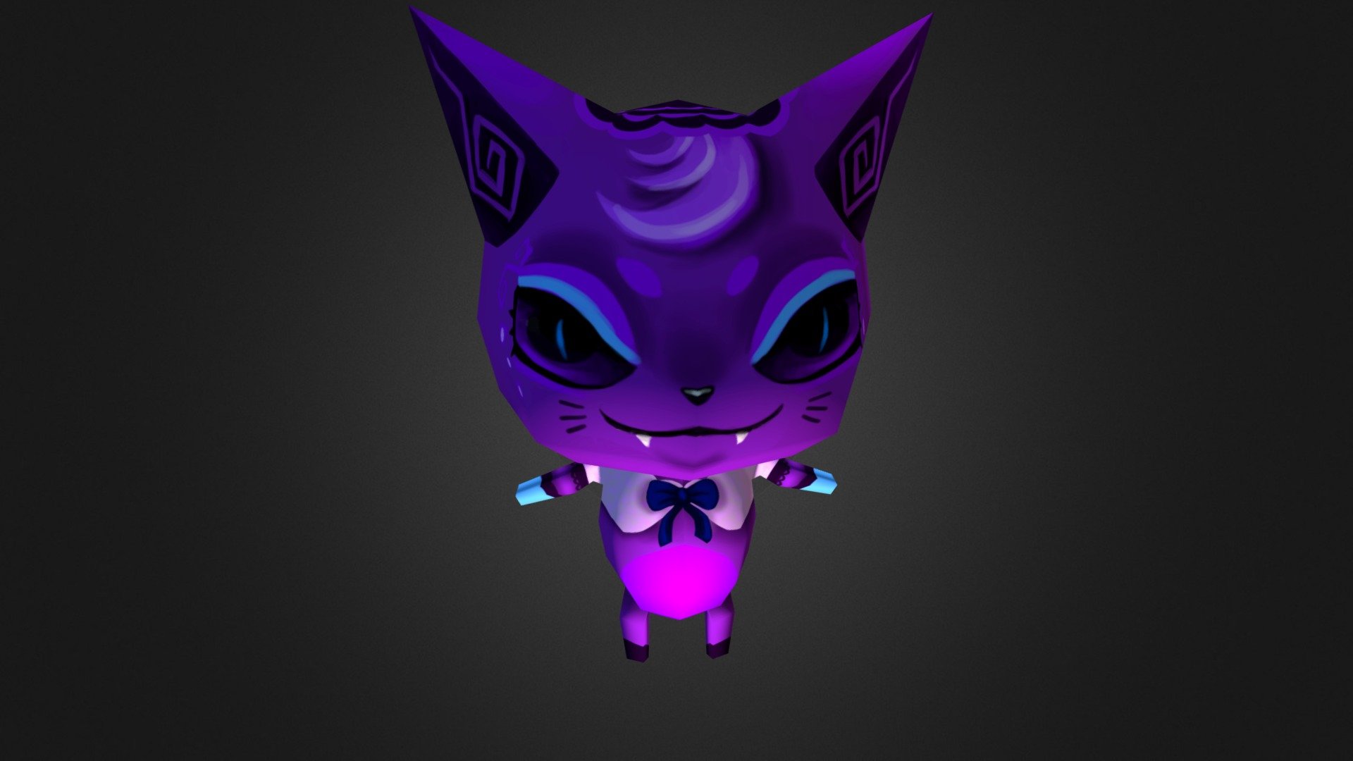 Ms.Jinx Cat - 3D model by coolcater96 [e0a8922] - Sketchfab