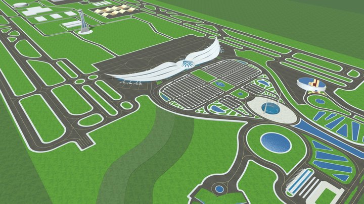 International-airport 3D models - Sketchfab