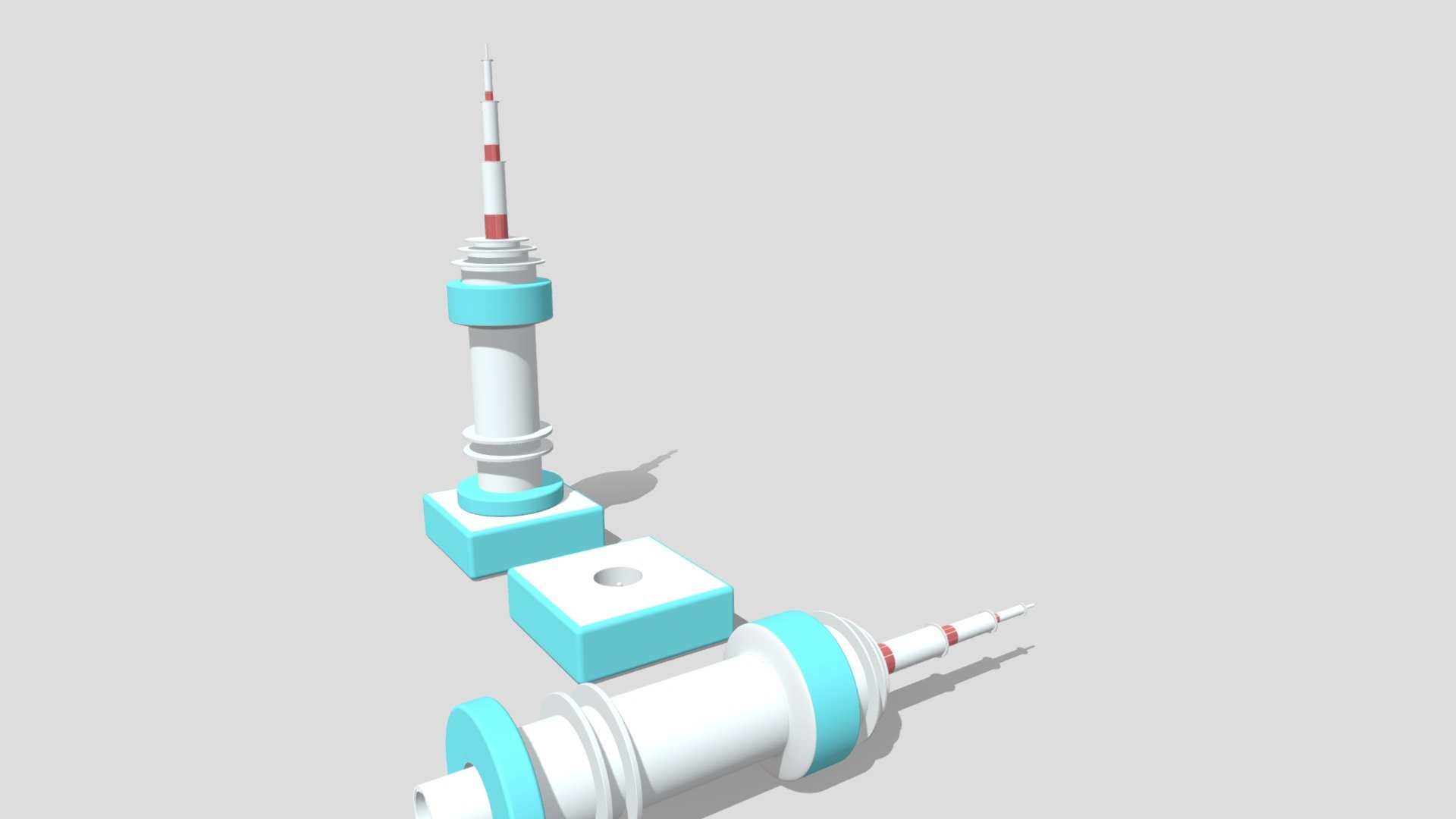 N Seoul Tower - 3D model by lorl_0427 [e0aa04c] - Sketchfab