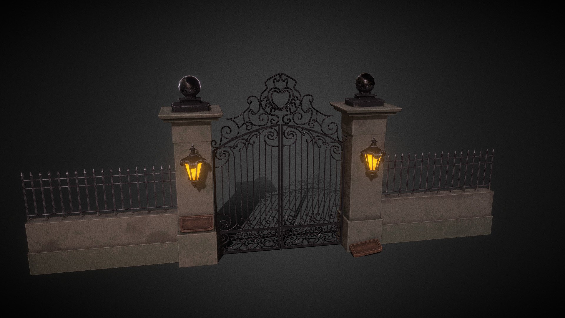 Graveyard Entrance - Download Free 3D model by Reydara [e0aa0d4 ...