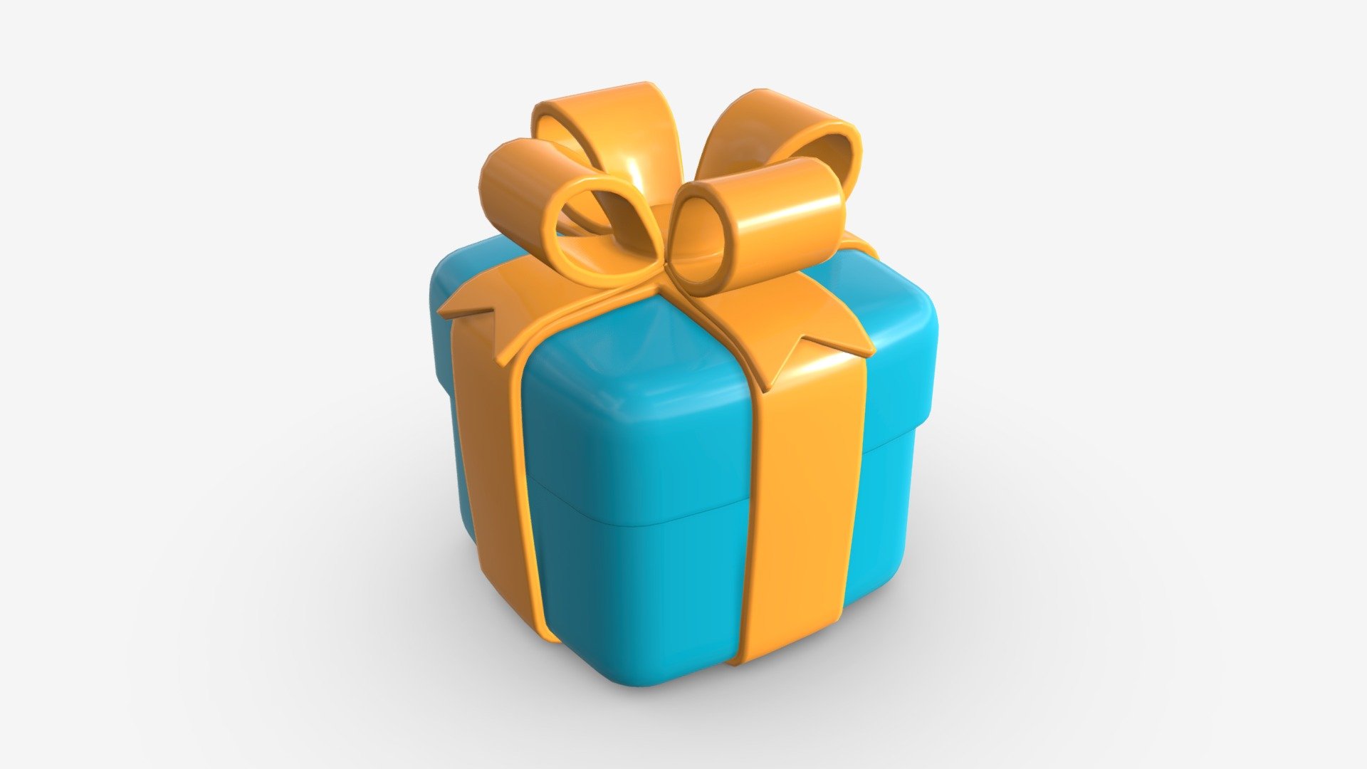 Gift Box with Ribbon Stylized - Buy Royalty Free 3D model by HQ3DMOD ...