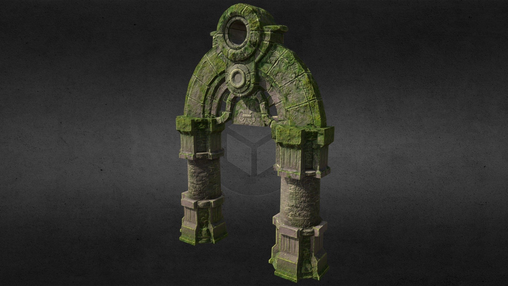 Mossy Arch - 3D model by LaurenPendleton [e0ab82b] - Sketchfab