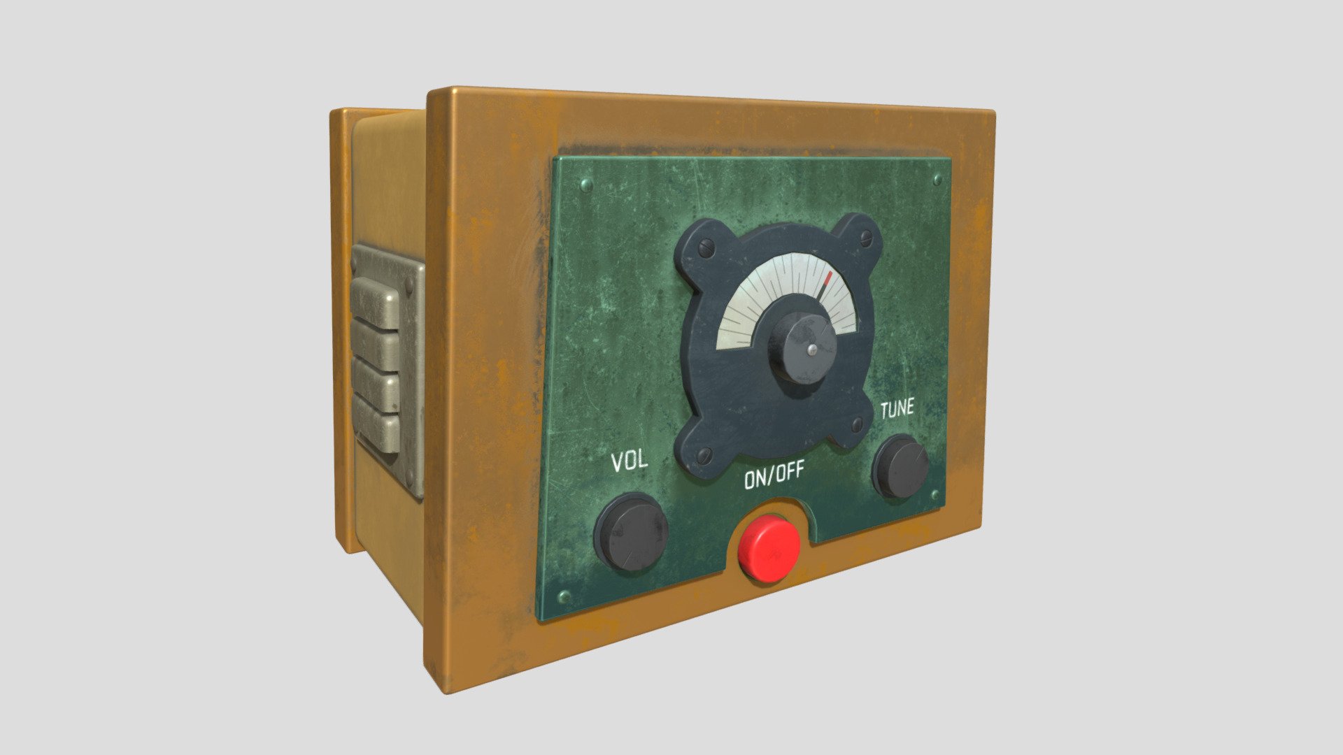 Low-poly Stylized Vintage Retro Radio - 3D model by Art-Teeves [e0abce8 ...