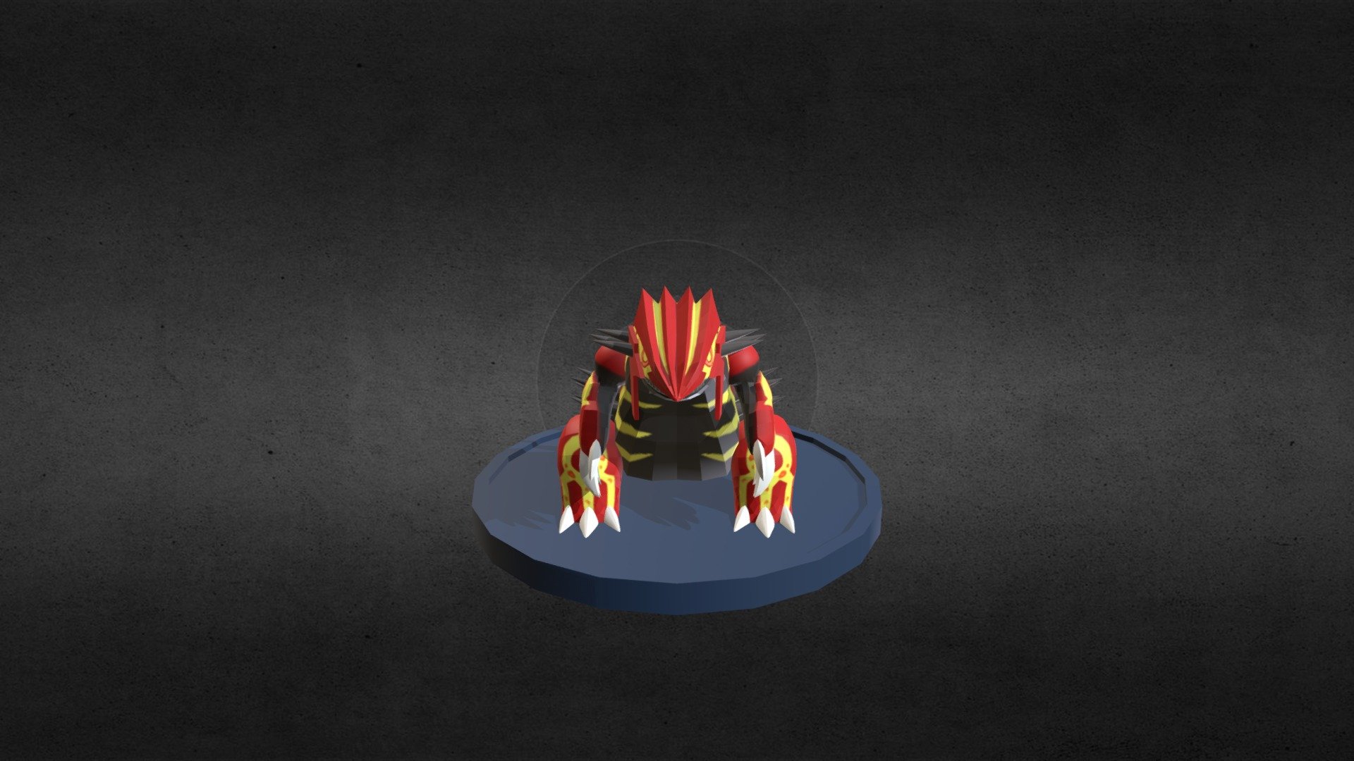 Groudon - 3D model by alonsur95 [e0acf45] - Sketchfab