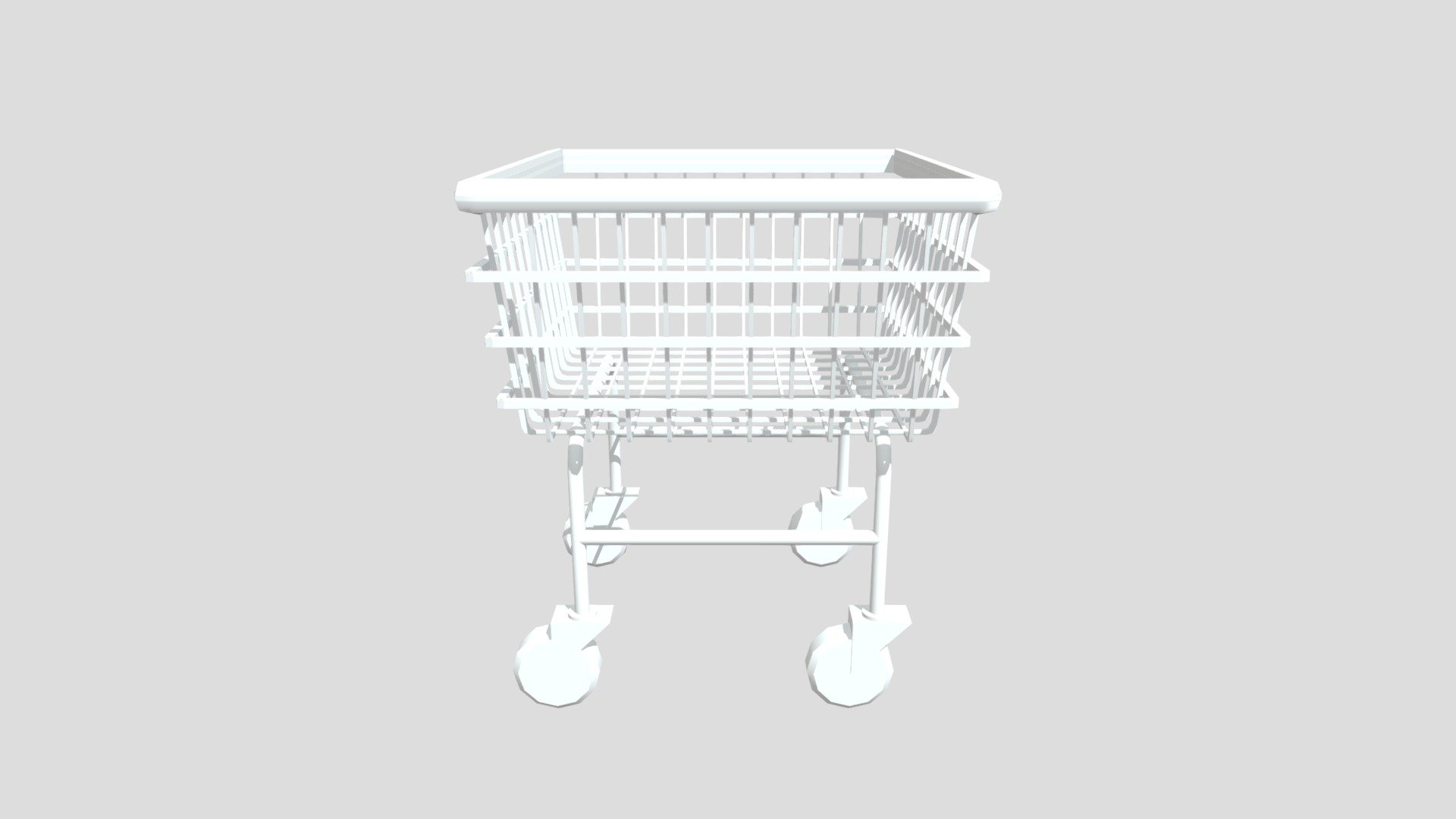 Laundry Cart - 3D model by axxlice [e0aeb4a] - Sketchfab