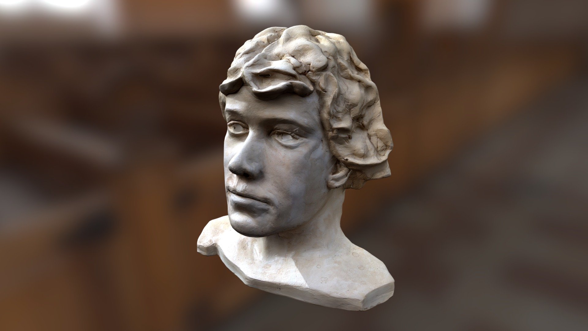 My dad's self portrait sculpture photoscan - Download Free 3D model by ...