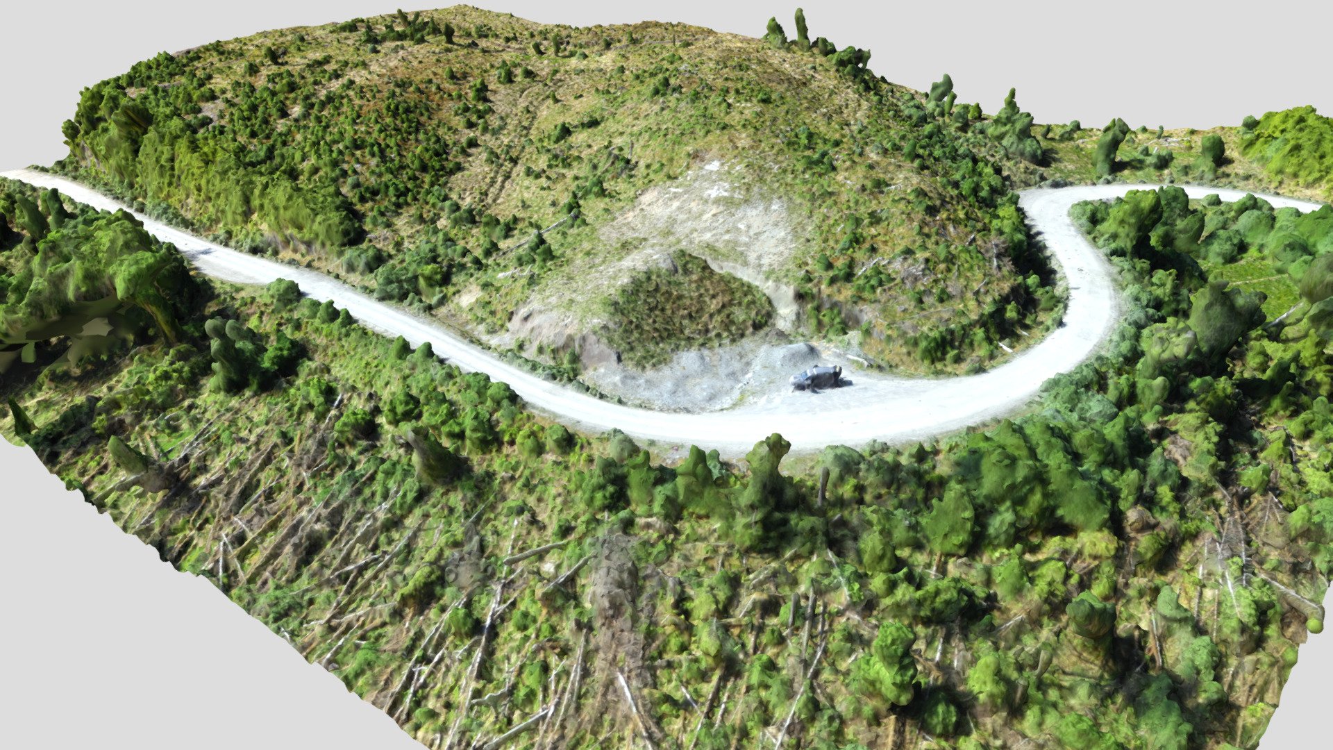 Borrow Pit Example - 3D model by UAV Scotland (@uavscotland) [e0aff10 ...