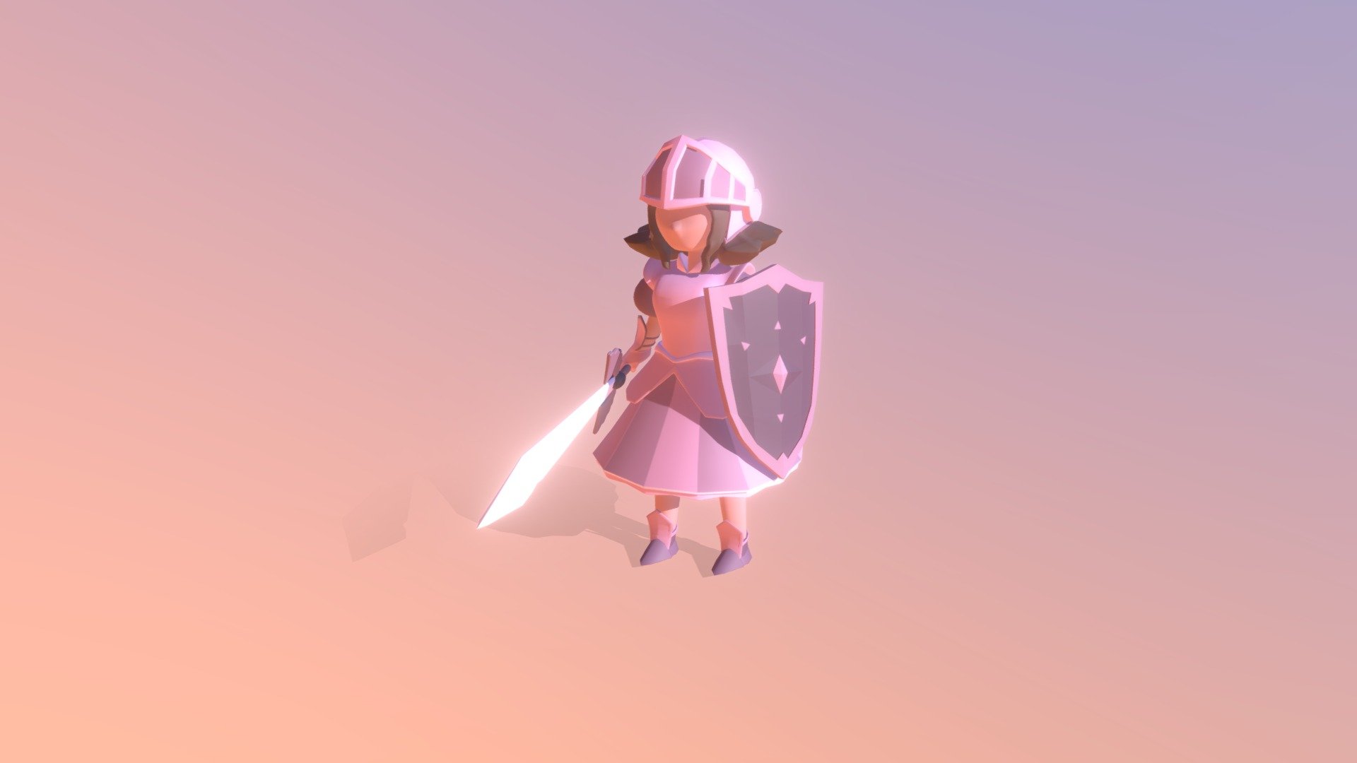 Knight Idle - 3D model by Diana Field (@wooolworths) [e0b0a5d] - Sketchfab