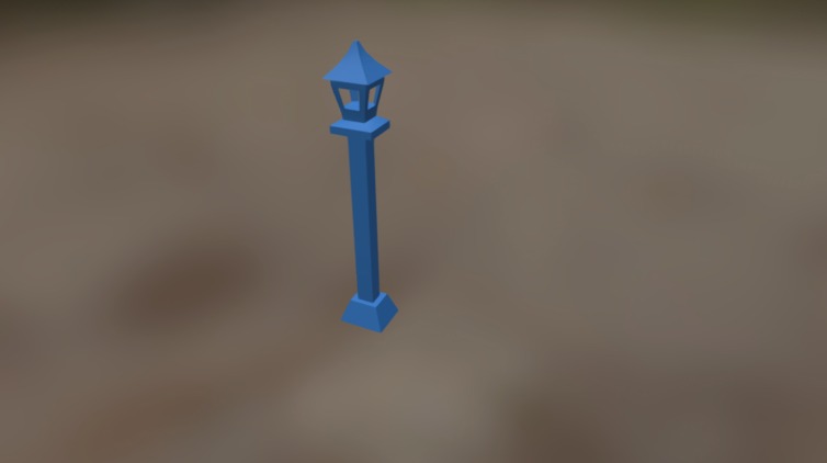 Lamp Post - 3D model by ashick.akonjee [e0b1741] - Sketchfab