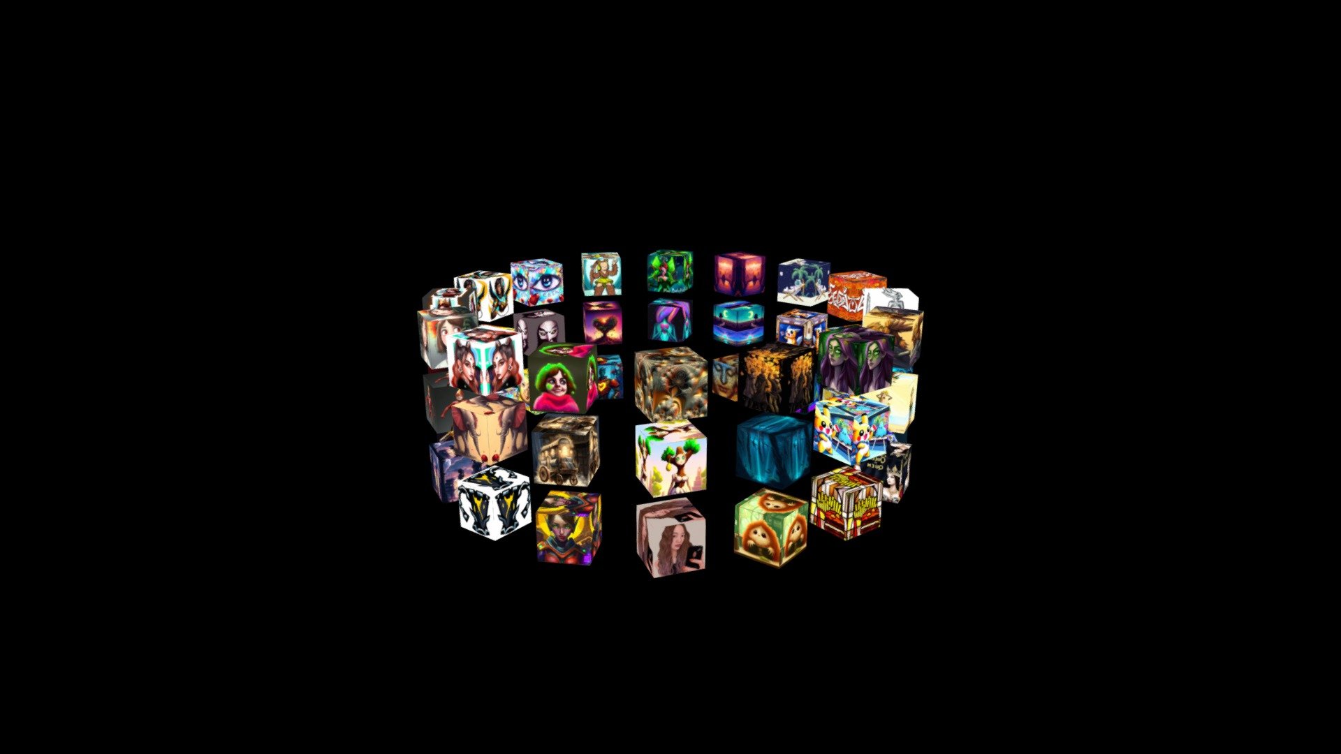 DallE Art World 28 - Download Free 3D model by klrxyz [e0b3321] - Sketchfab