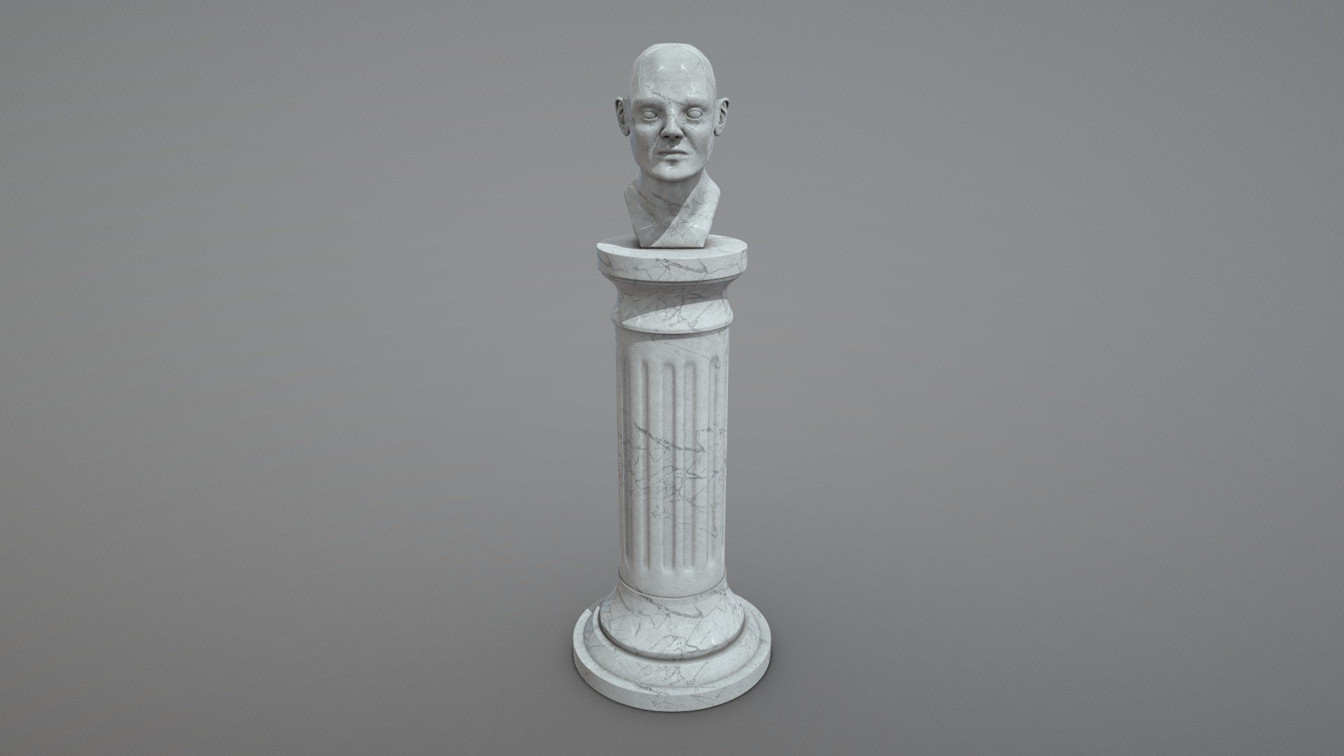 Marble Head and Pillar - Download Free 3D model by Charilaou99 [e0b4733 ...