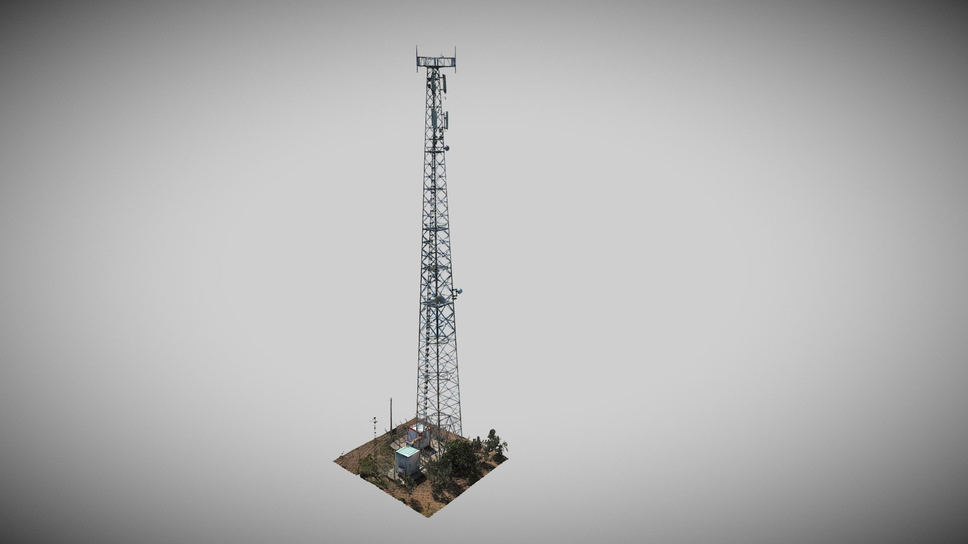 Base Station Inspection / Low Poly - 3D model by Havadan Harita ...