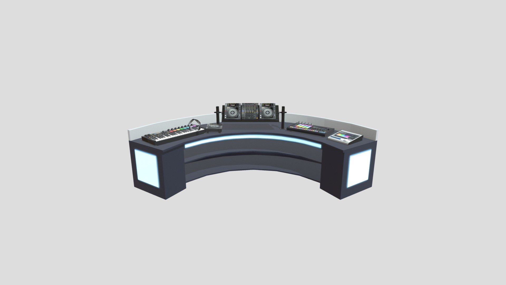 Dj Roomv01 (1) - 3D model by welme [e0b59b1] - Sketchfab