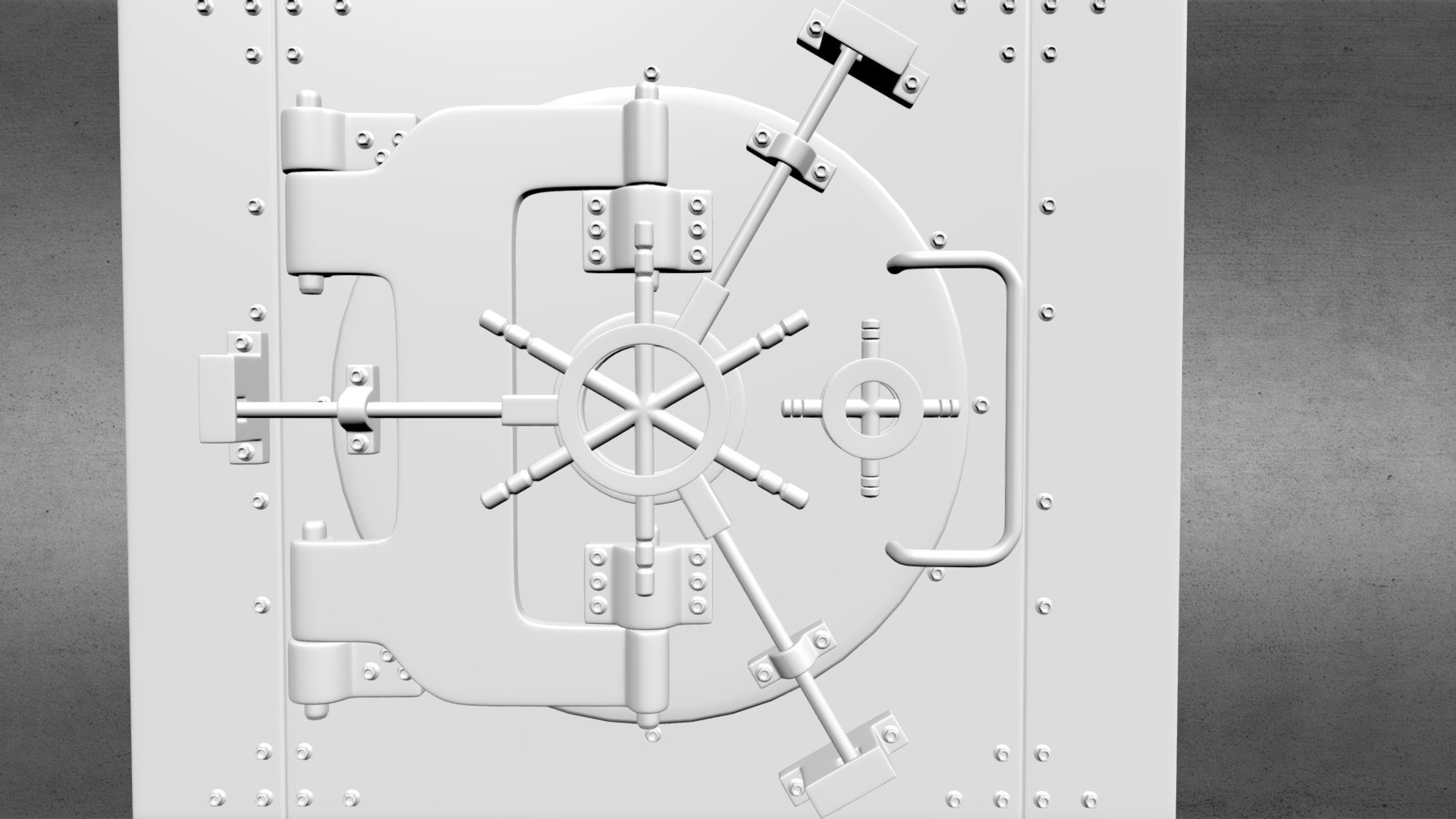 Vault Door - 3D model by Cephei [e0b6d44] - Sketchfab