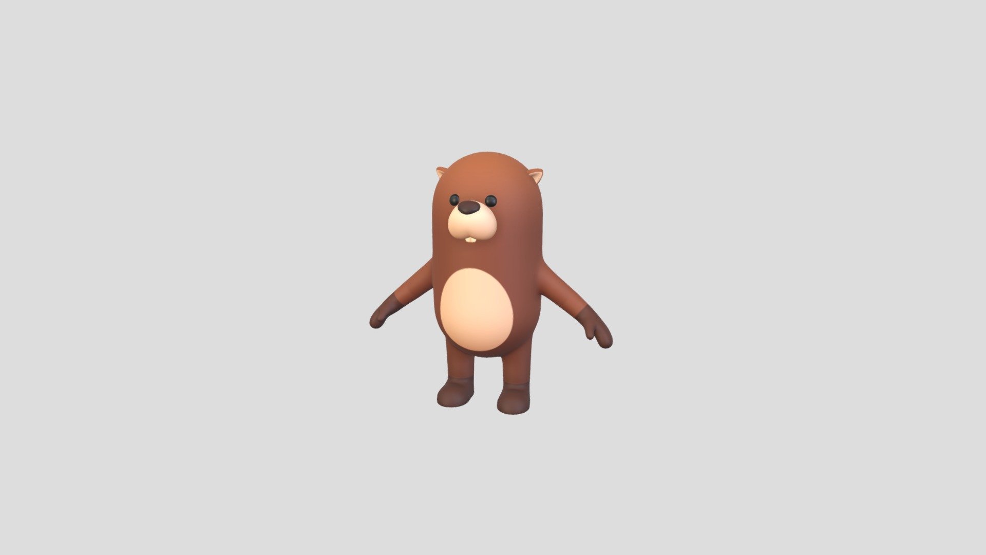 Beaver Character - Buy Royalty Free 3D model by bariacg [e0b72c1 ...