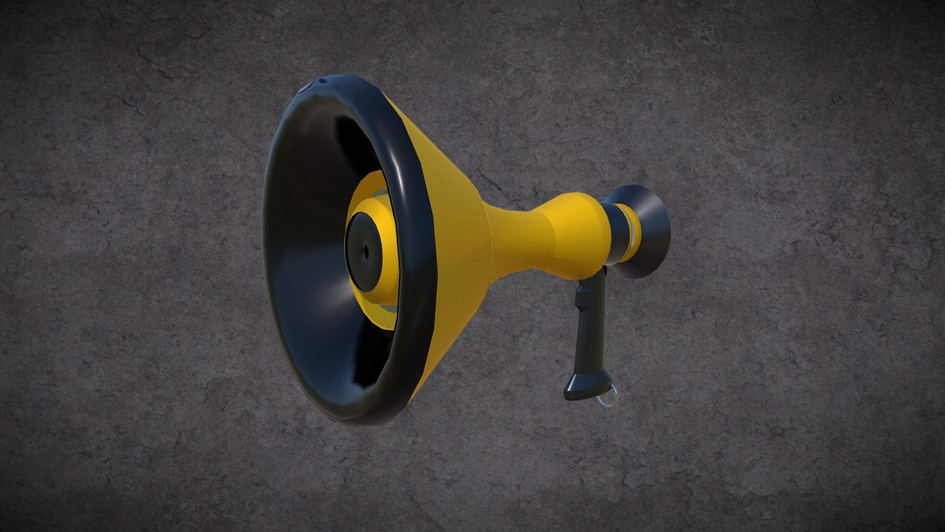 Second Life Export - Prim Modeled V1 - Megaphone - 3D model by Velivian ...