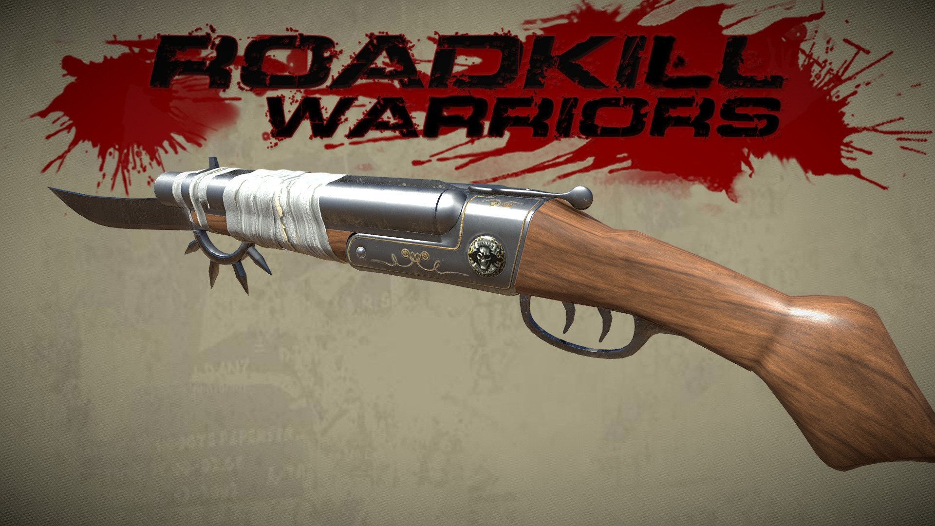 RoadKill Warriors Sawn-Off Shotgun - 3D model by Juan Gauthier ...