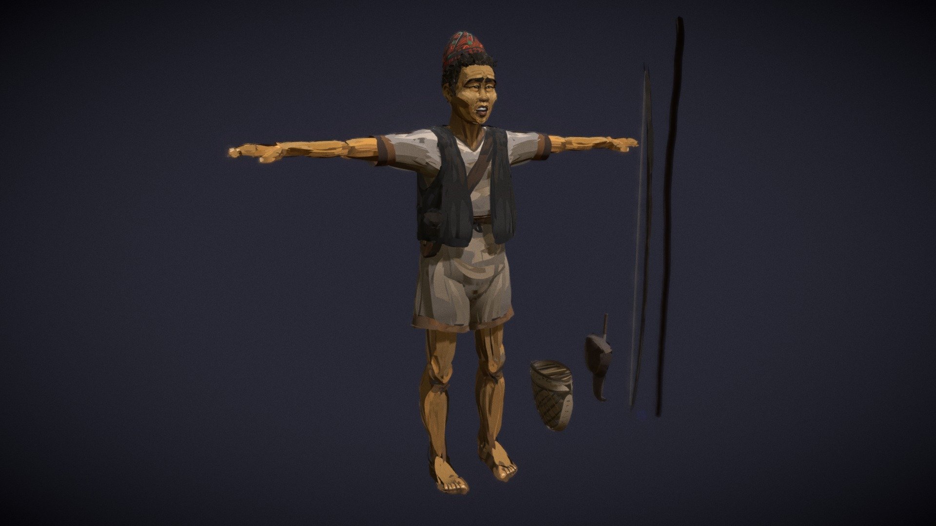 Kusunda-Characters (Lil) - 3D model by moemayerhofer [e0b94d0] - Sketchfab