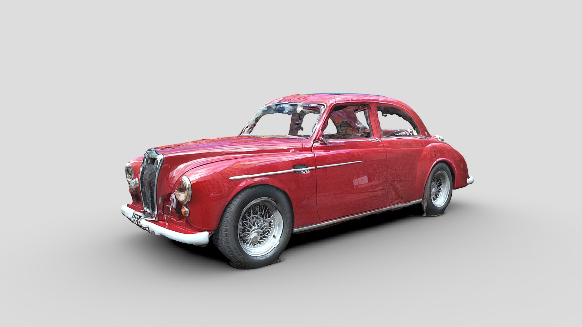 Old MG car - Download Free 3D model by alban [e0b9583] - Sketchfab