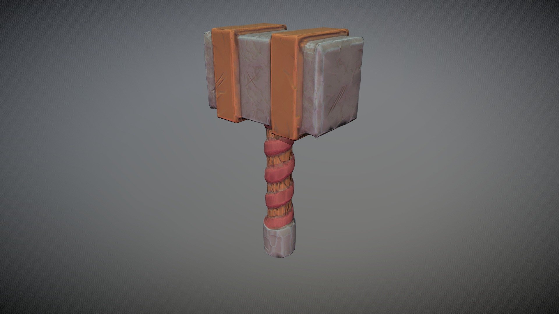 Stylized Hammer - 3D model by Gosha_dibenko [e0ba53a] - Sketchfab