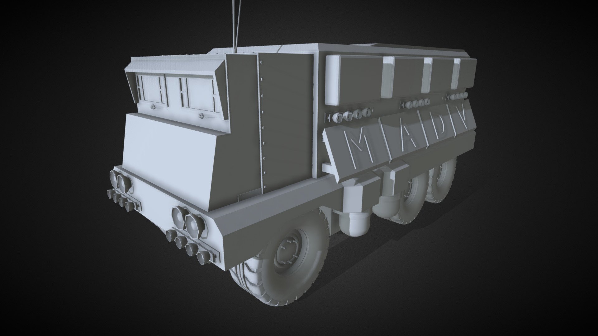 M.A.D.V Apocalyptic Survival Vehicle - Download Free 3D model by ...