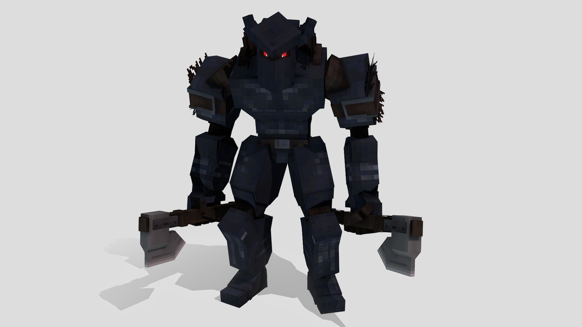 [ MC ] Java : Dark Knight - Berserker - 3D model by iJUNE [e0be4b9 ...