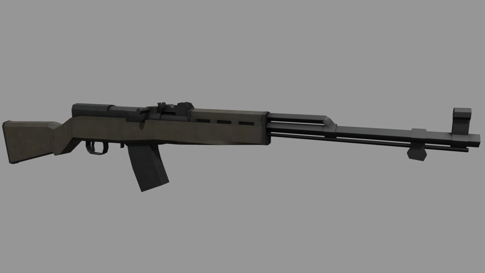 SKS Low Poly Model - Download Free 3D model by S. D. Meyer (@Naskavetz) [e0bfad6] - Sketchfab