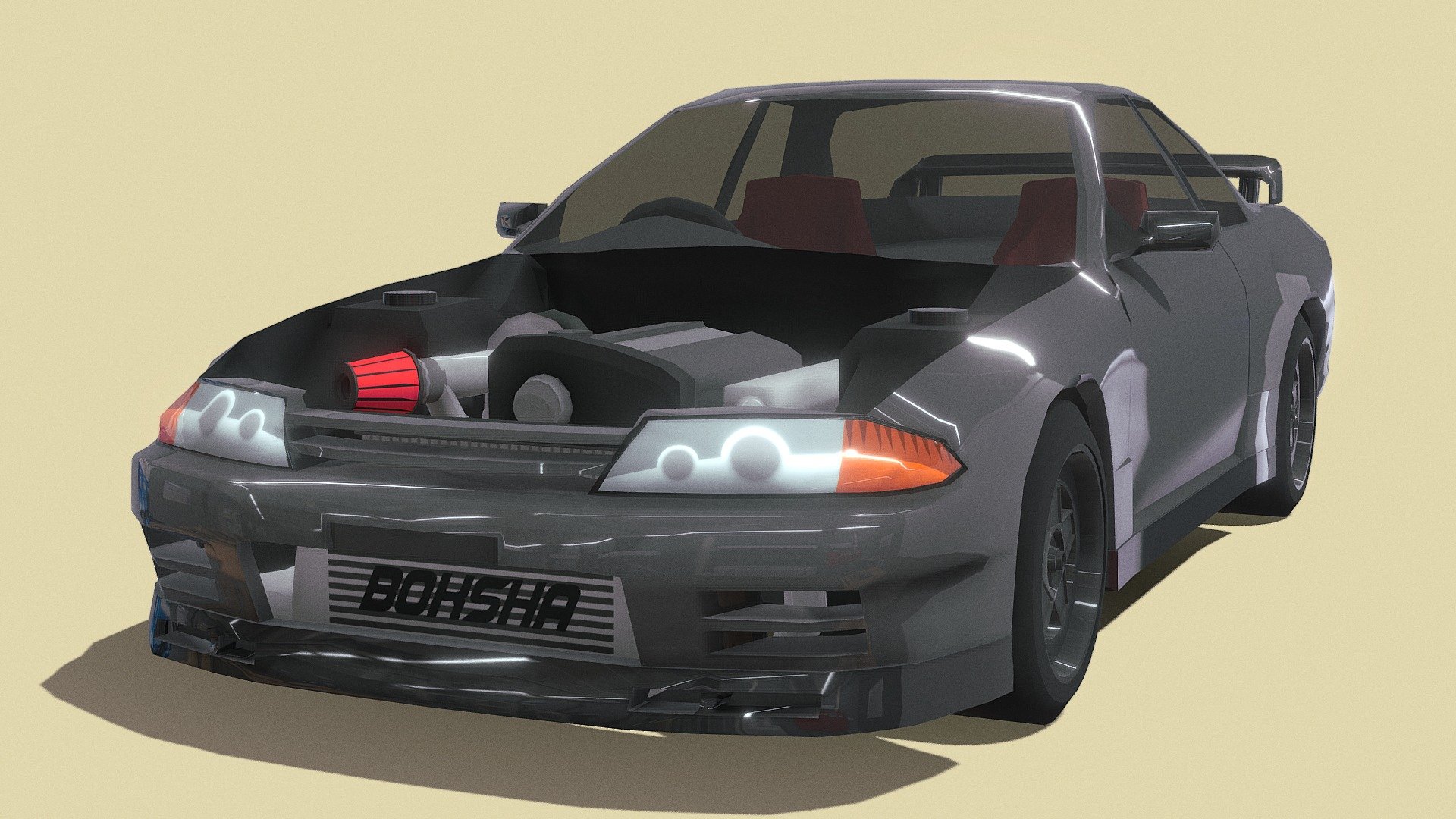 Nissan GTR R32 - 3D model by Lottarigy [e0c0d32] - Sketchfab
