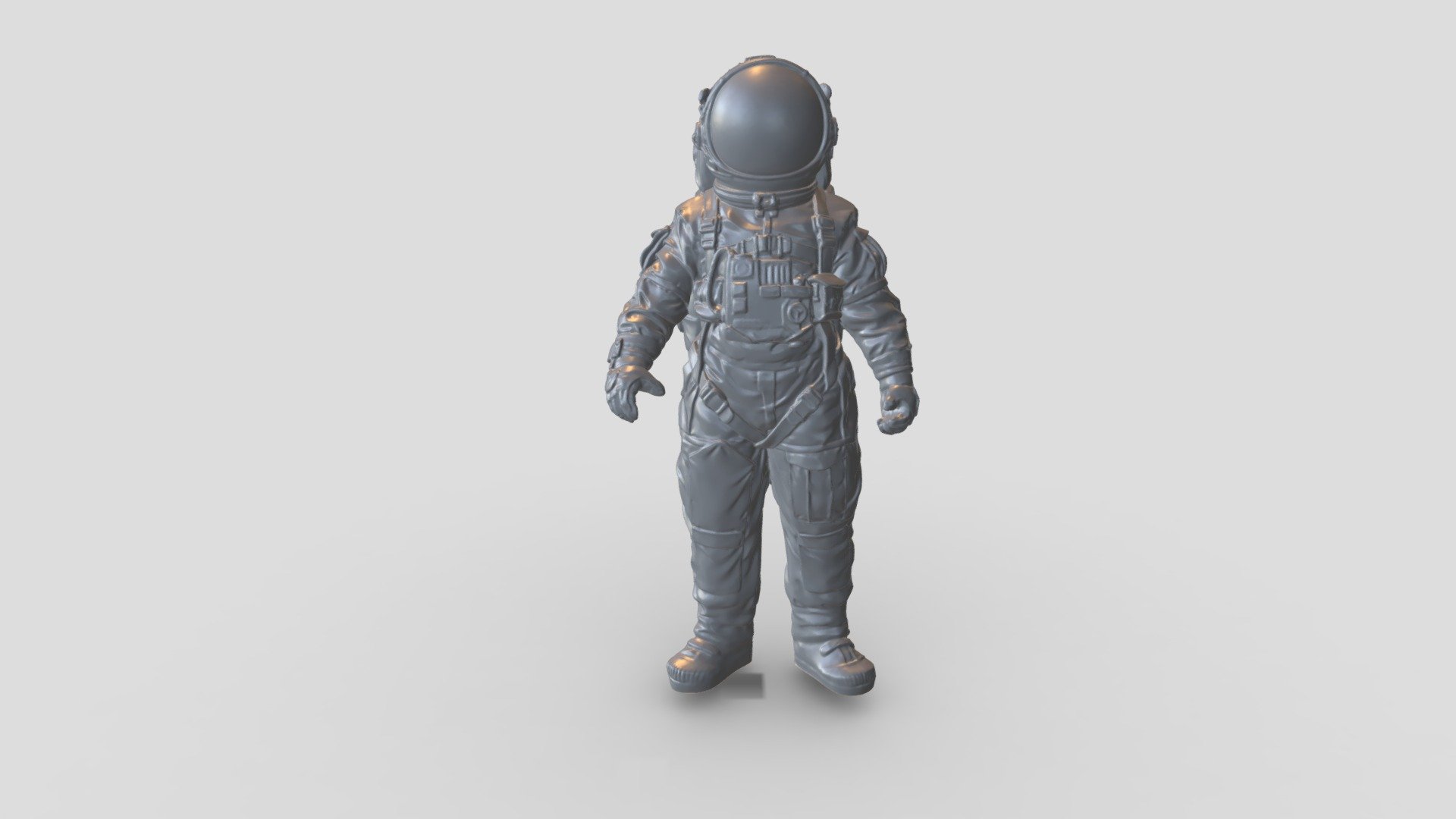 Spaceman (Standing) - 3D model by iReal 3D (@iReal-3D) [e0c2f83 ...