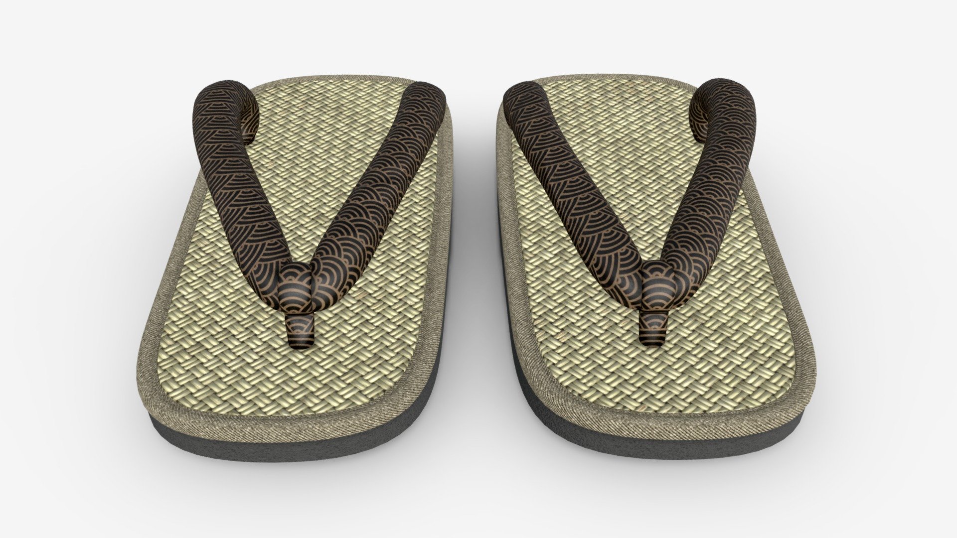 Japanese Zori Sandals 02 - Buy Royalty Free 3D model by HQ3DMOD ...