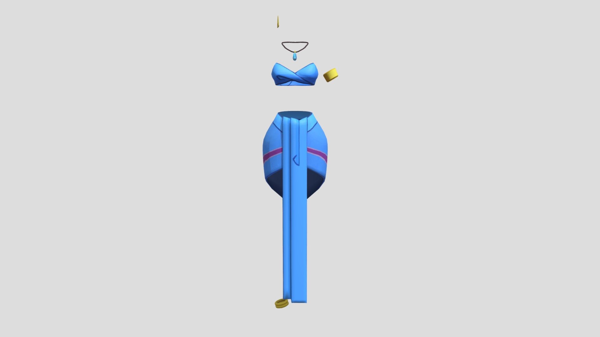 Princess Kida Clothes - Download Free 3D model by Princess Gowns ...