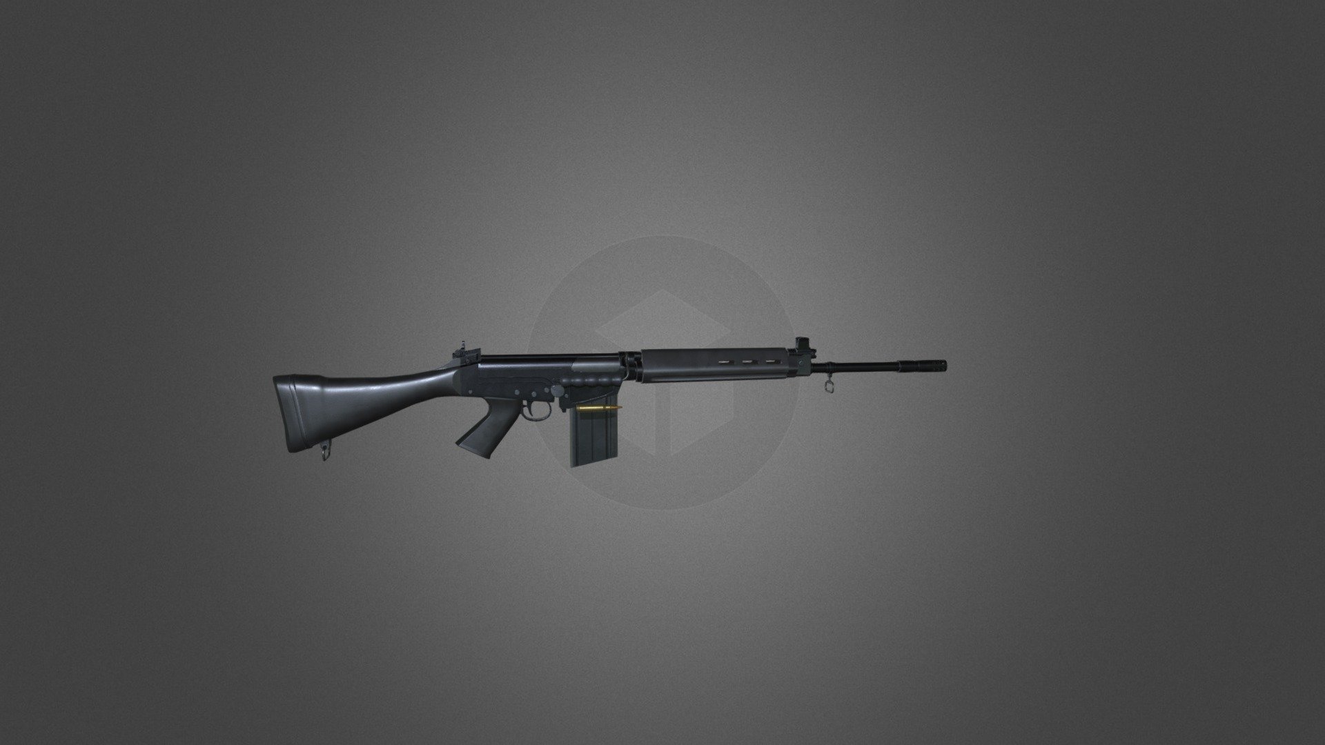 FN FAL - Game Ready Model - PBR - Download Free 3D model by sakinanda ...