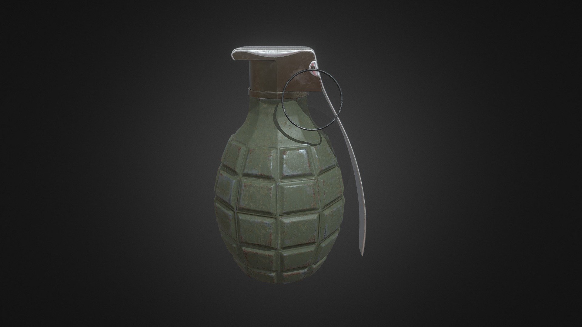 Grenade- High Res - Download Free 3D model by Jrayman [e0c66fc] - Sketchfab