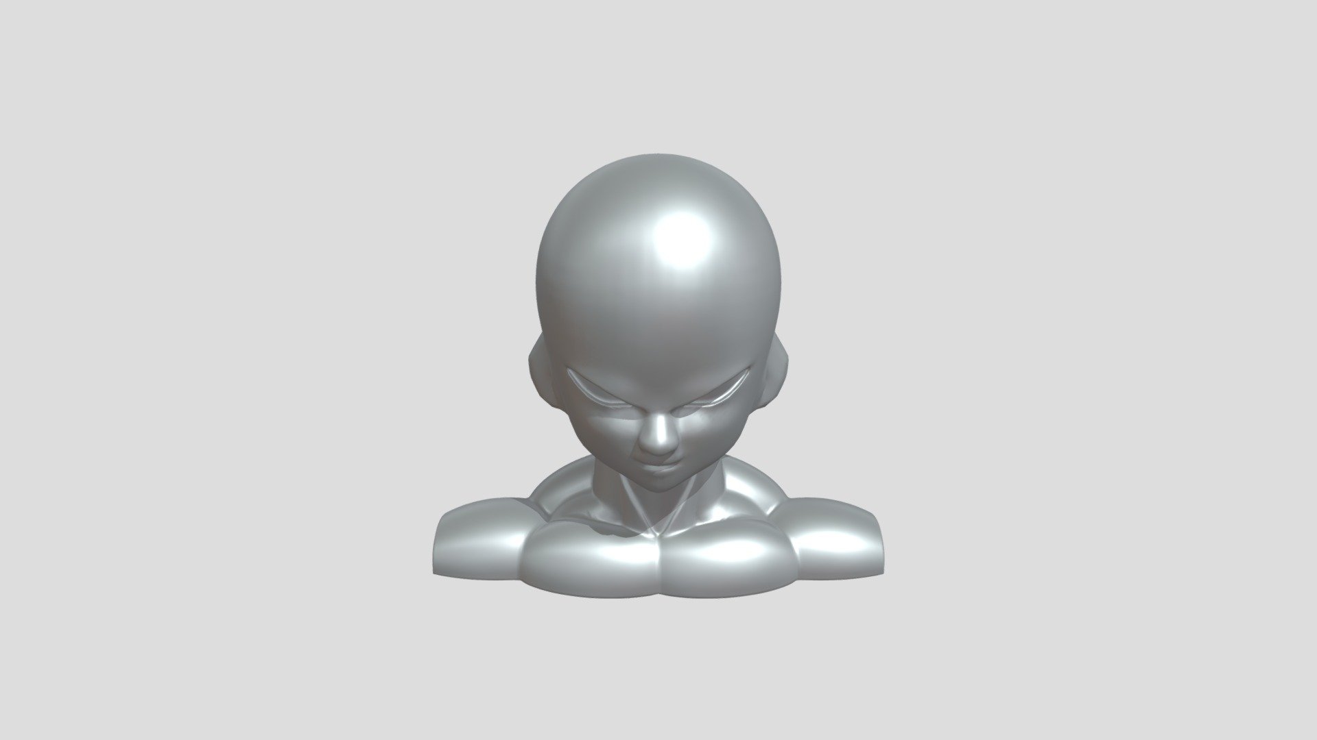Alien-like character with purple and white colo - 3D model by ...