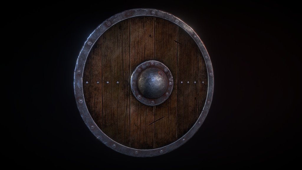 Round shield - 3D model by CG_Elric (@elriccg) [e0c7cc9] - Sketchfab
