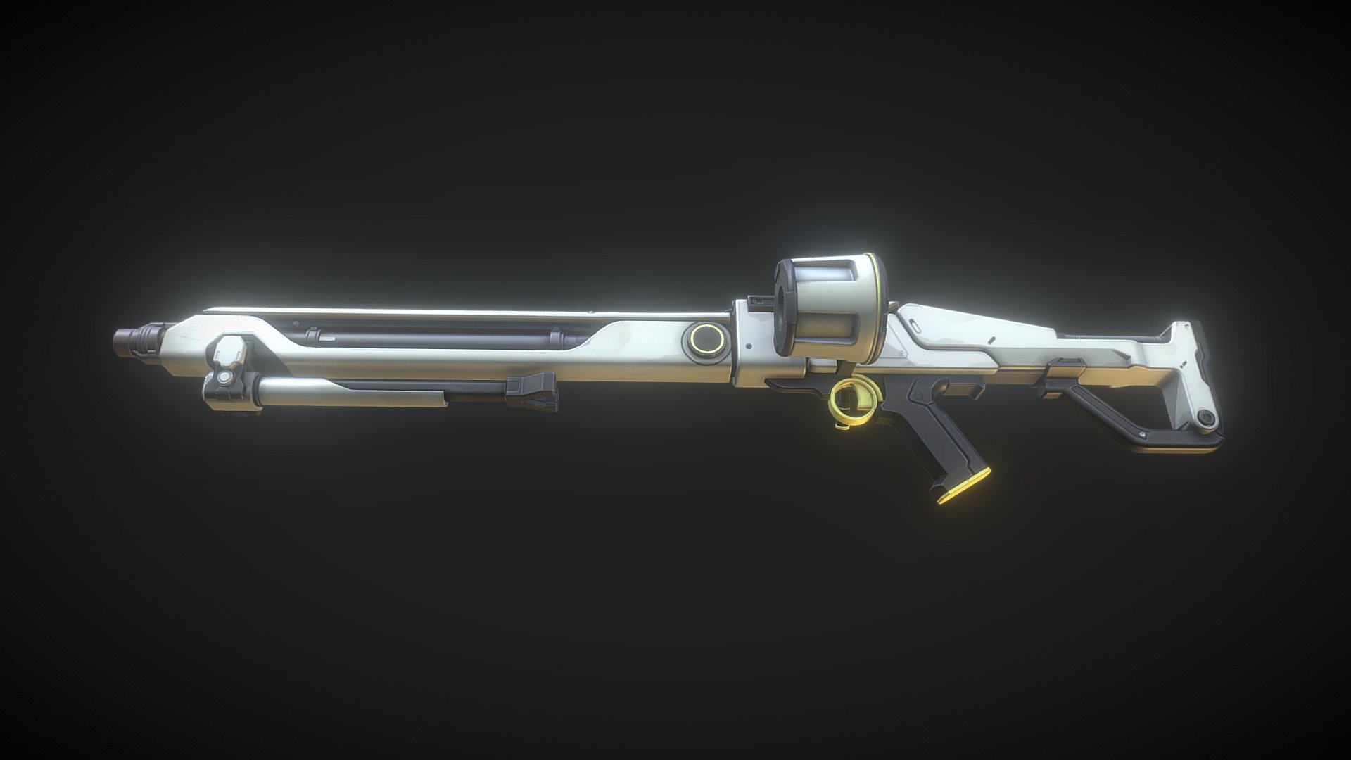 Air Cooled Machine Gun #1 - Buy Royalty Free 3D model by Luke Huie ...