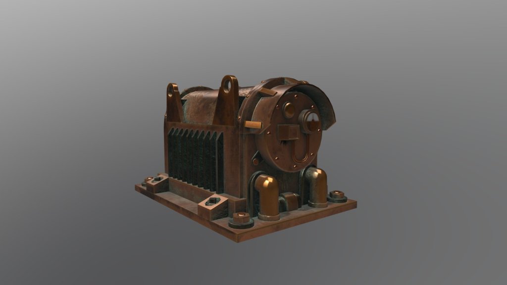 Engine ( Metal ) - 3D model by Antoine FAIPOUX (@antoine.faipoux ...