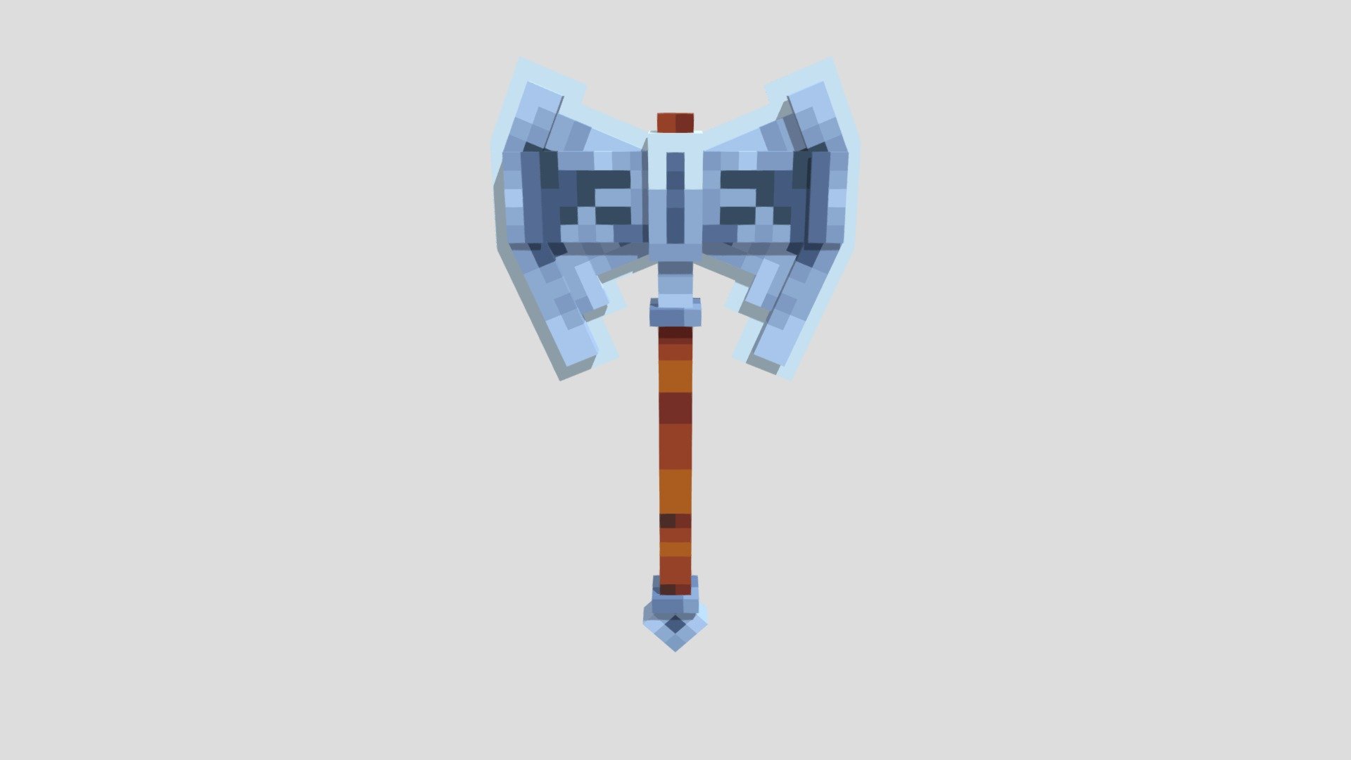 Battle Axe minecraft model - 3D model by Skeliiik_xd [e0c9c52] - Sketchfab
