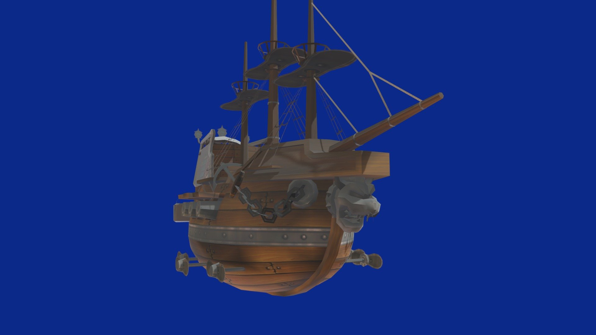 Wii - Super Mario Galaxy - Airship - Download Free 3D model by H,yoshi ...