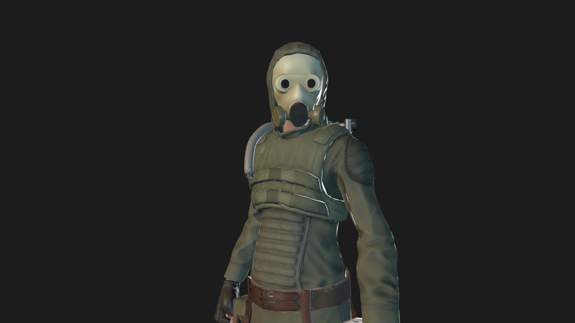 S.T.A.L.K.E.R Fan Art - Low Poly - 3D model by Cameron Higgins ...