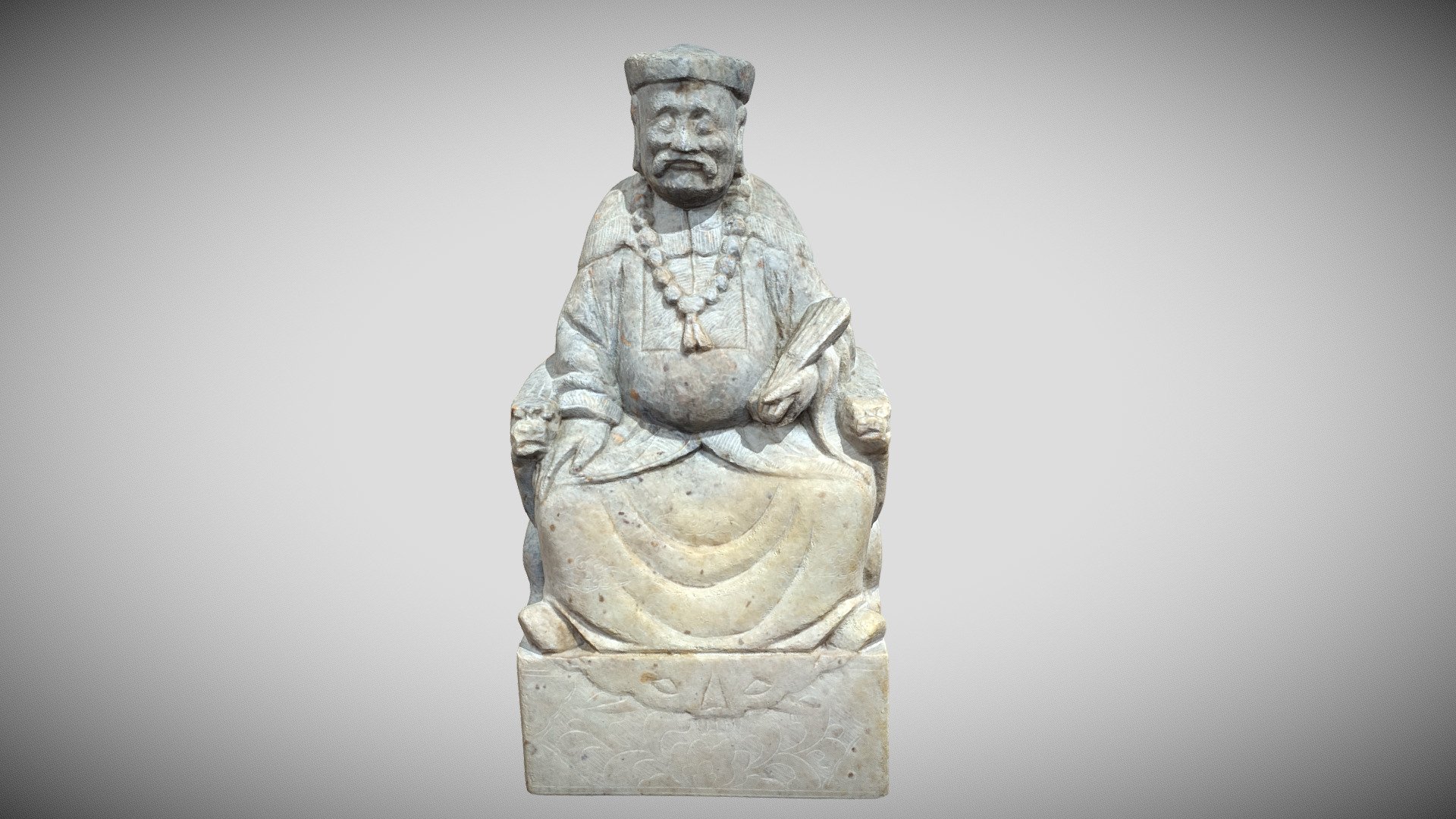 Chinese statue - Download Free 3D model by netgis [e0ccdb4] - Sketchfab