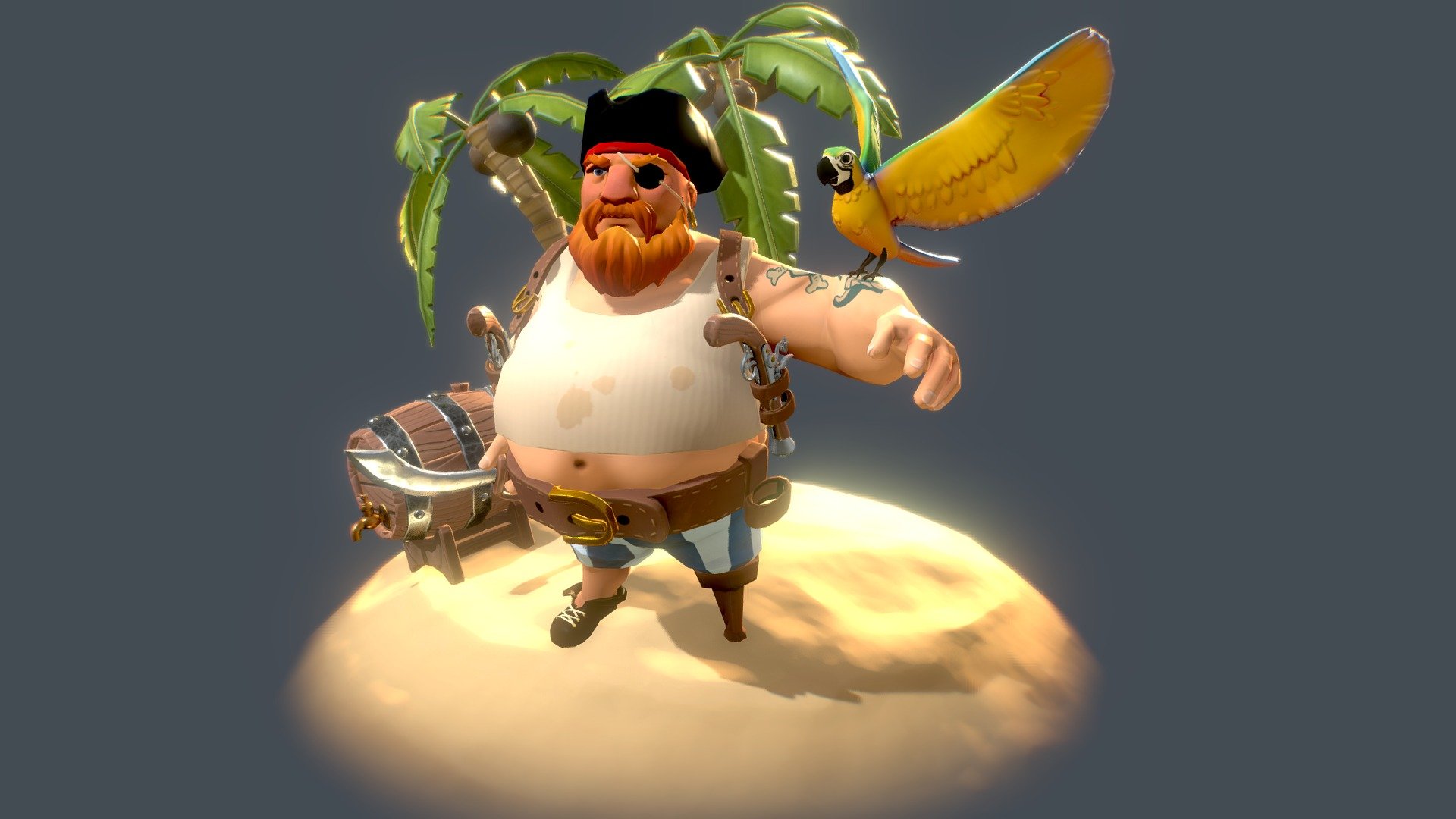 Capitan big belly - Buy Royalty Free 3D model by dominic4628 [e0cd5c5 ...