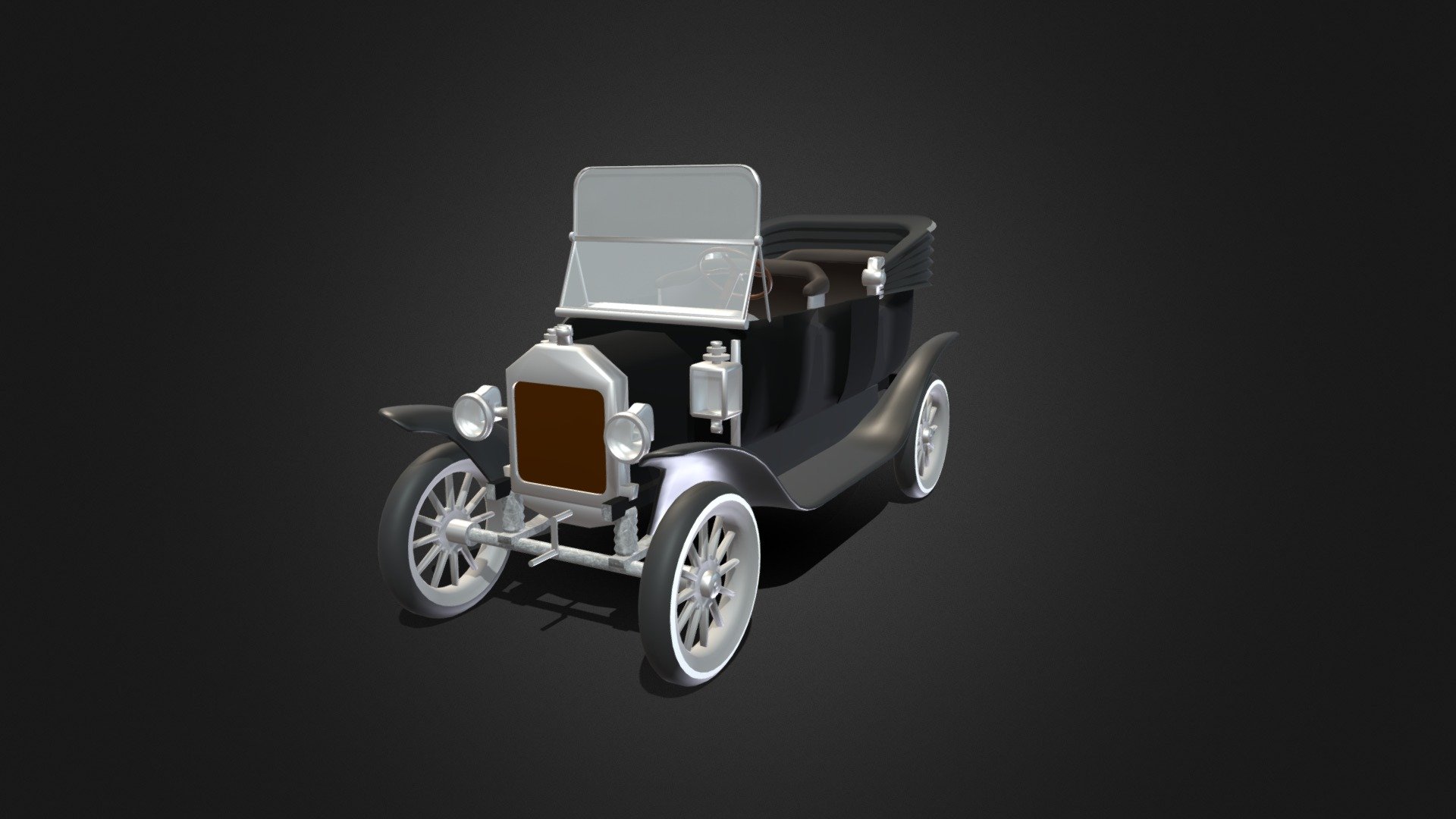 Ford T - Buy Royalty Free 3D model by 3DDomino [e0cde26] - Sketchfab Store